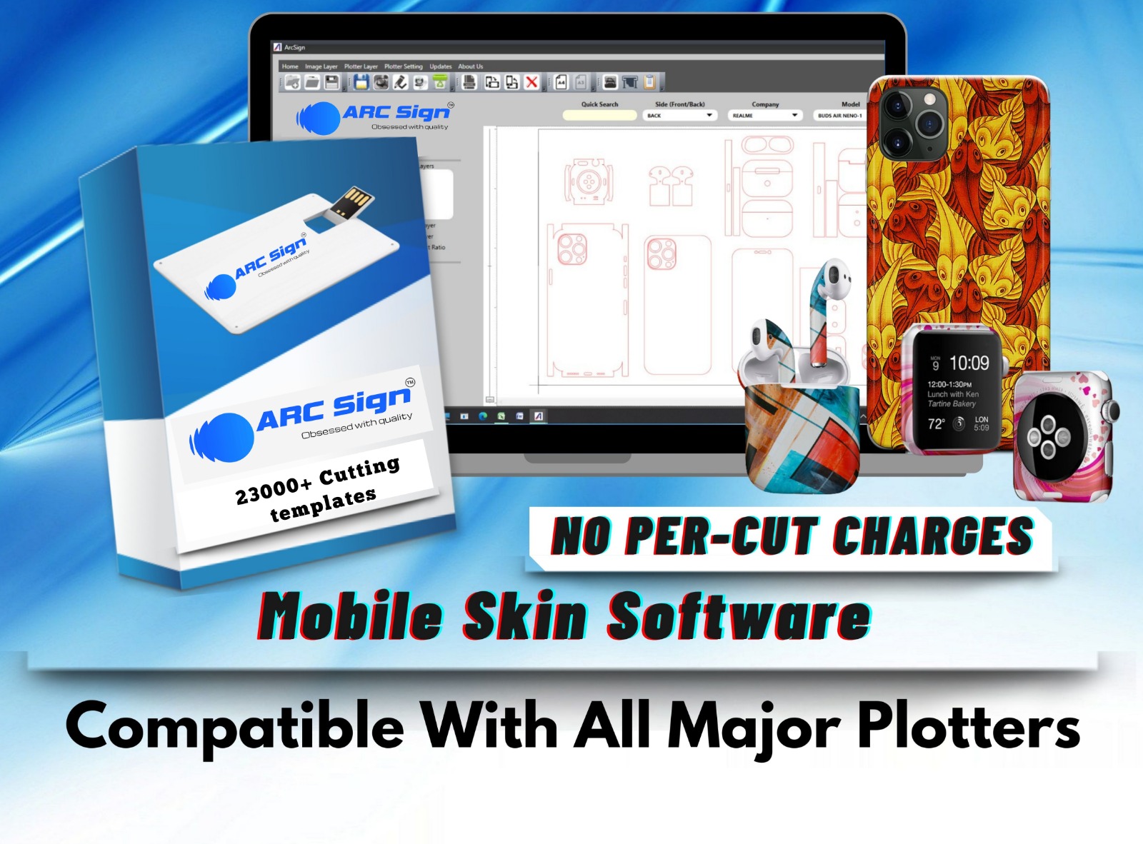 Mobile skin software with no per-cut chargers | Personalised Mobile ...
